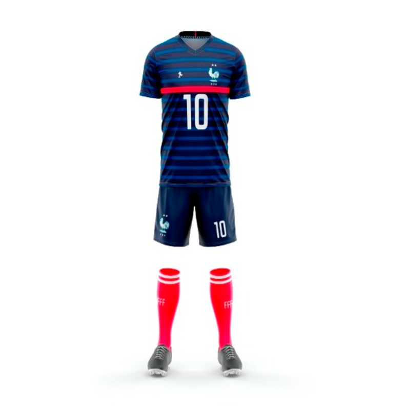 Uniforme Francia de jugador sublimado - La Boana Sport